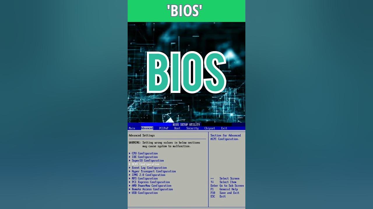 BIOS // Full form of BIOS - YouTube