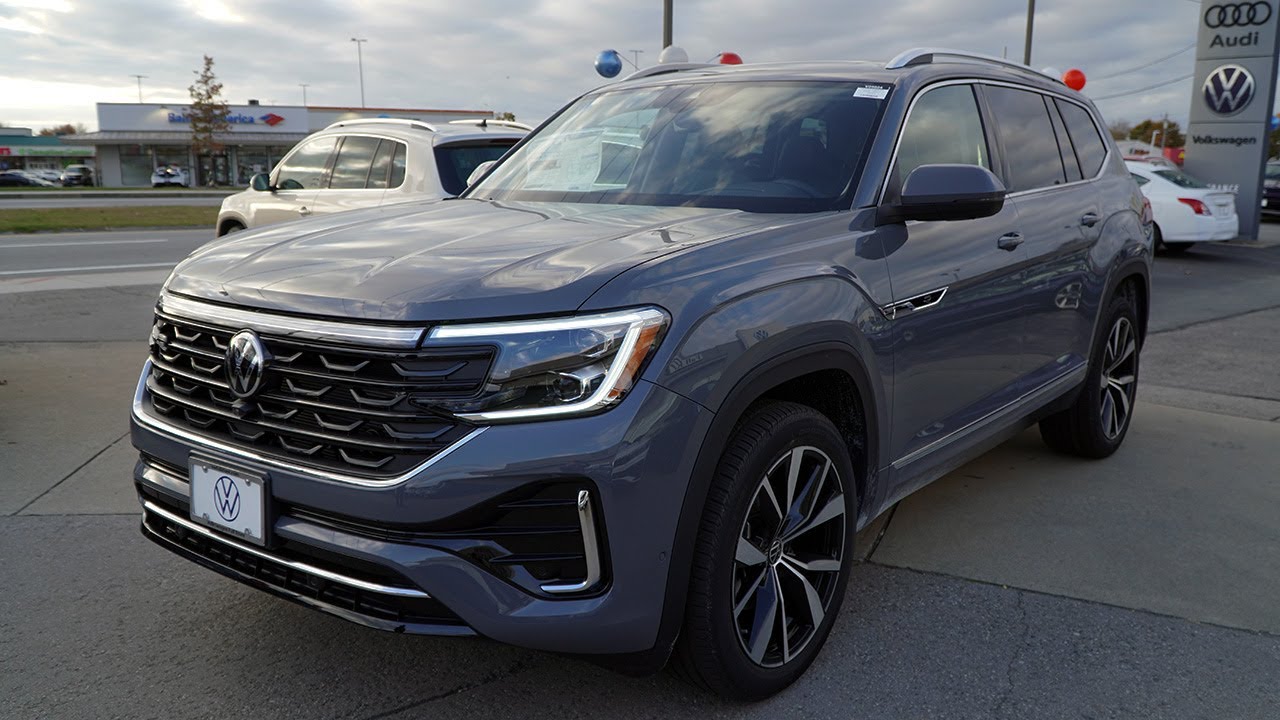 2025 Volkswagen Atlas SEL Premium R-Line Pure Gray | Video Tour with ...