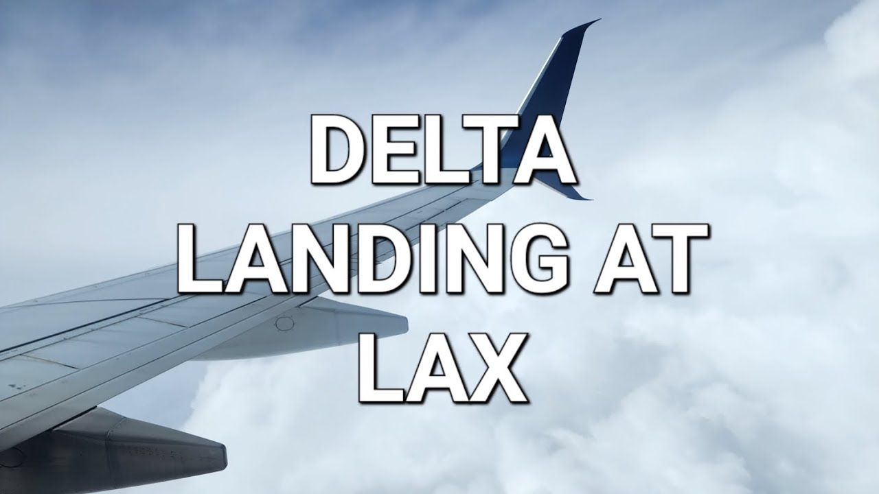 Wing maneuvers on approach to LAX | Los Angeles, California - YouTube