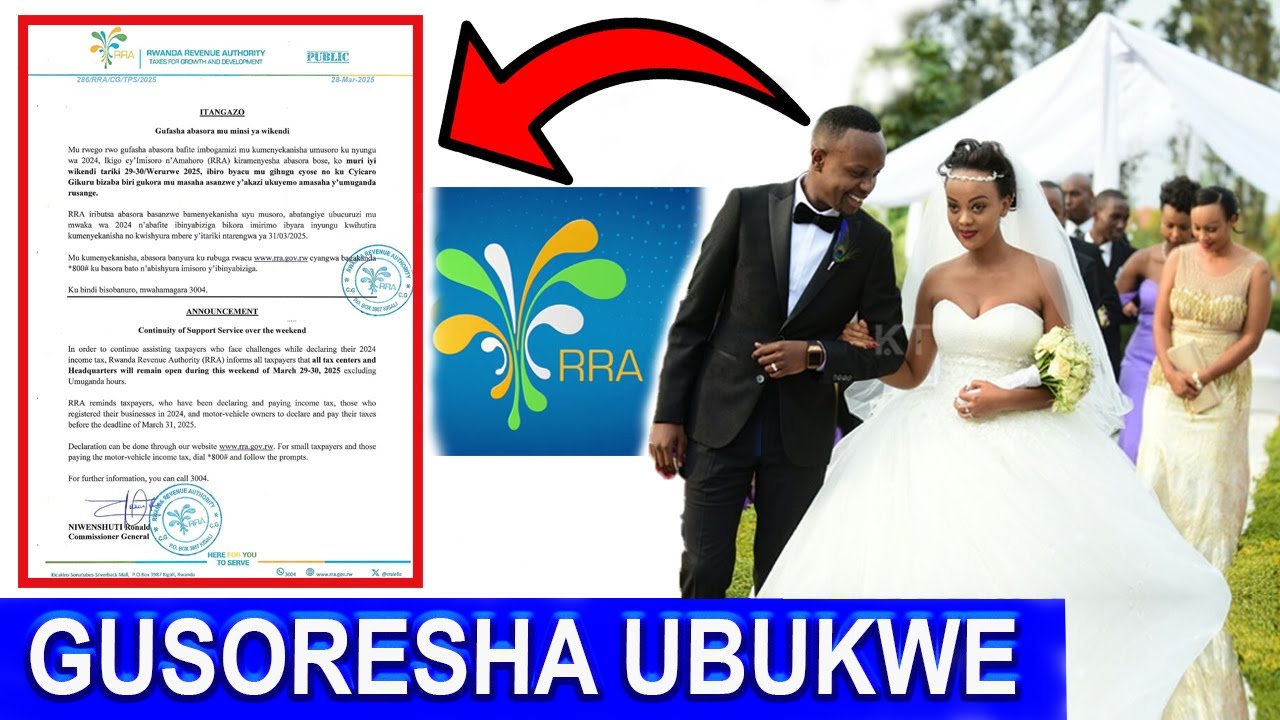 GUSORESHA UBUKWE MU RWANDA? Rwanda Revenue Yasohoye IFISHI Izajya ...