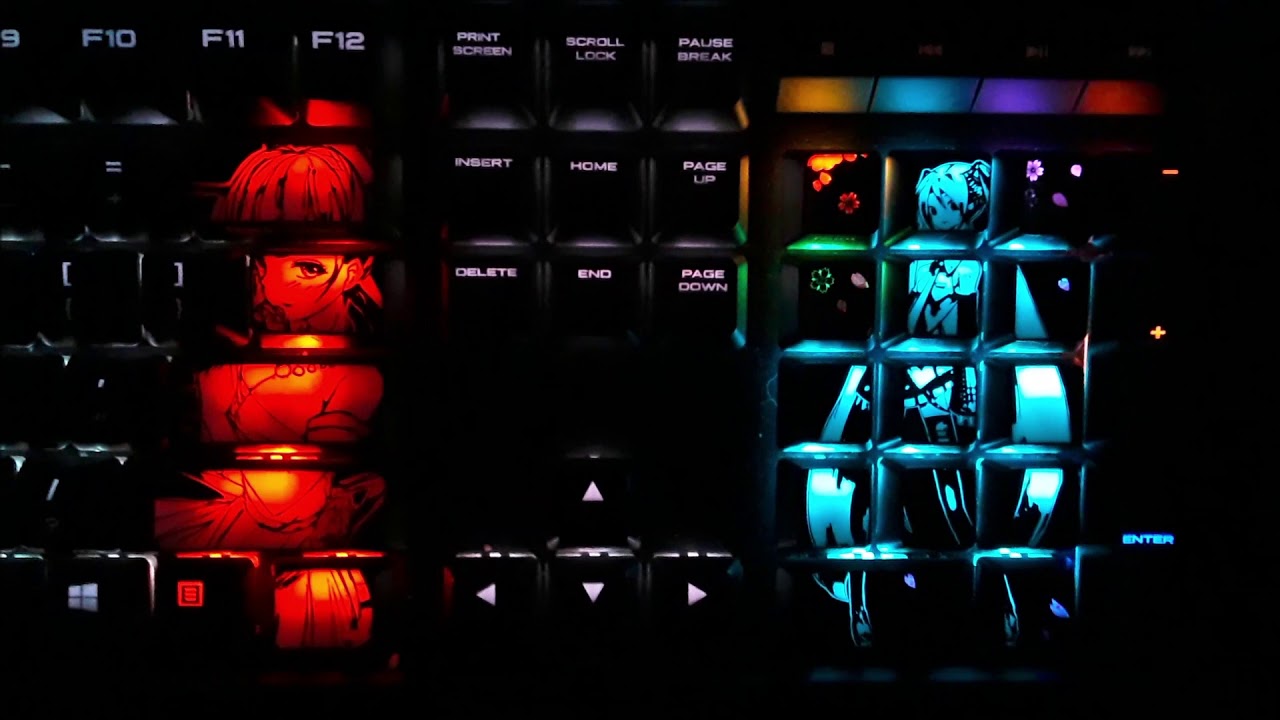 weeb keyboard v2 0 closeup - YouTube