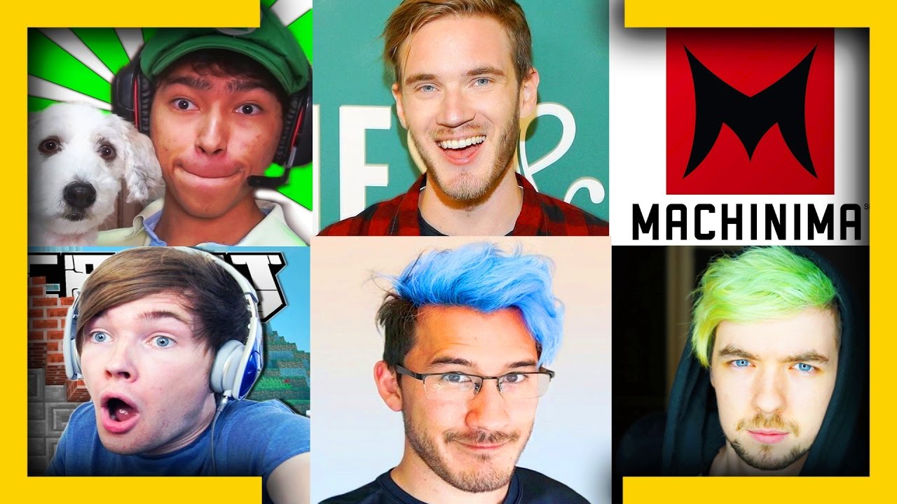 Top 10 gaming YouTubers 2016 ( pewdiepie, machinima, Markiplier ...