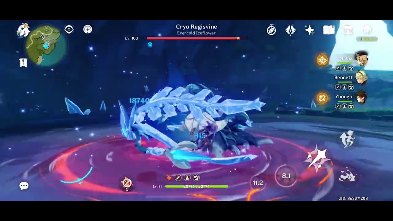 Navia did 230K damage per shot | Genshin Impact | Character showcase ...