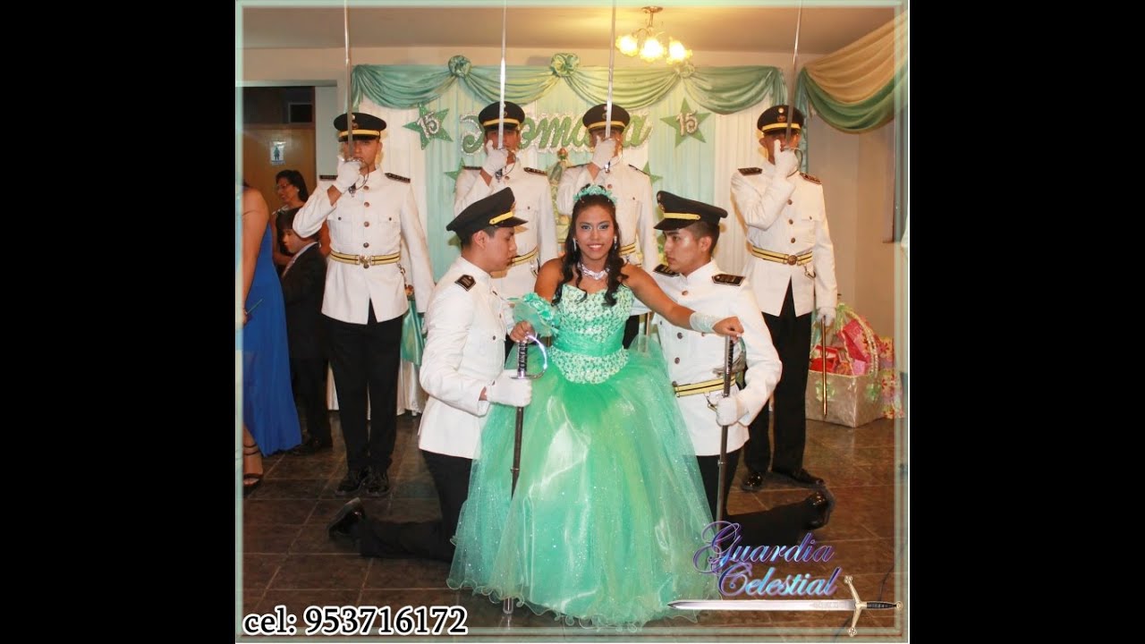 Cruce de espadas LA GUARDIA CELESTIAL - Chambelán y Cadetes A1 | Telf ...