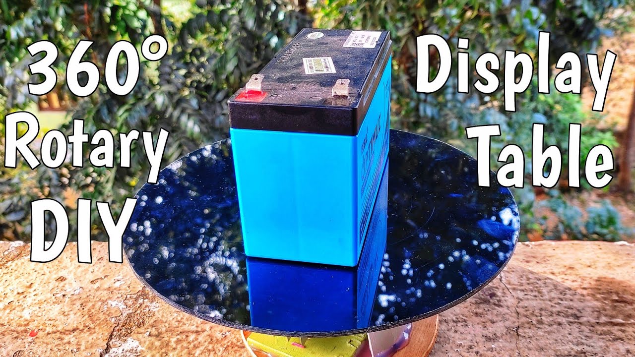 How to Make 360° Rotary Display Stand || Rotating Display Stand - YouTube
