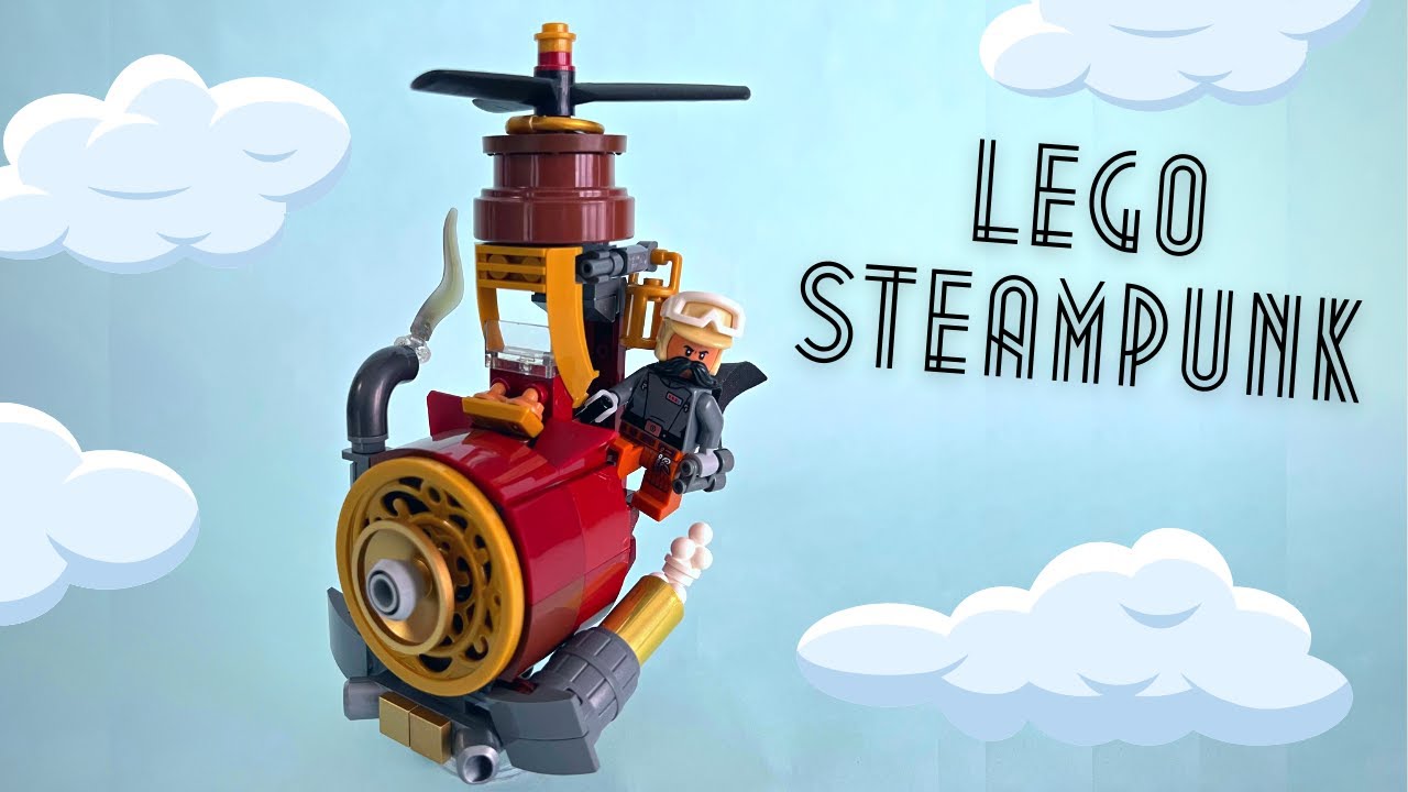 Flying with Style - LEGO Steampunk MOC - YouTube