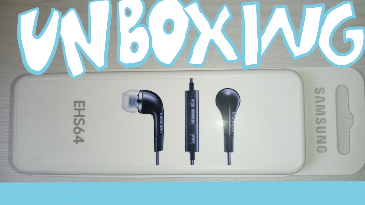 unboxing samsung ehs64 earphone - YouTube