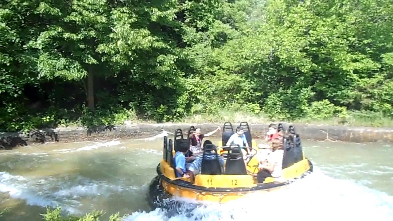 Roaring Rapids Water Blasters Six Flags Great America 6-3-15 - YouTube