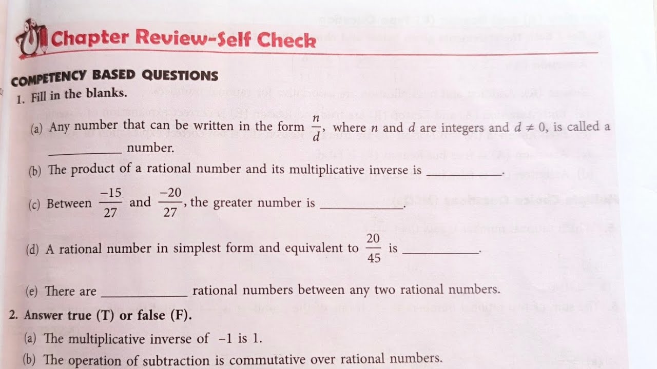 new learning composite mathematics class 8 chapter test 1 | schand ...