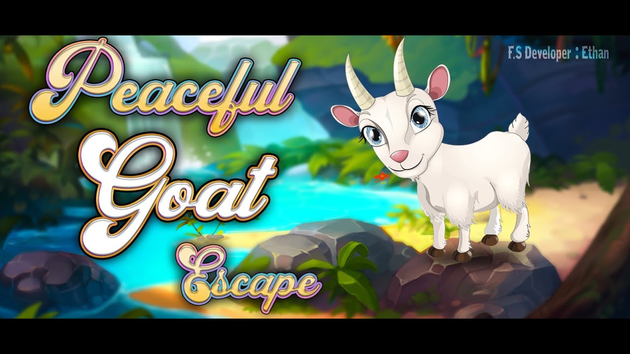 G4k Peaceful Goat Escape Game Walkthrough - YouTube