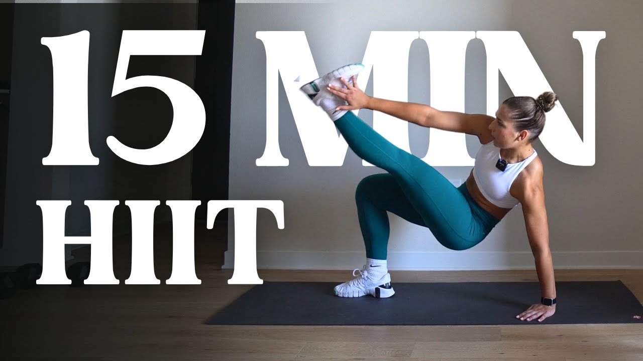 bodyweight HIIT workout | 15 minutes - YouTube