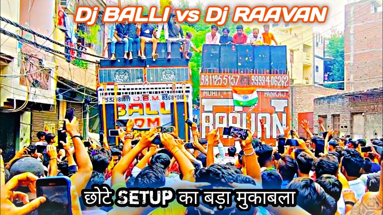 Dj BALLI vs Dj RAAVAN | Biggest Competition Of These Mini Setups ...