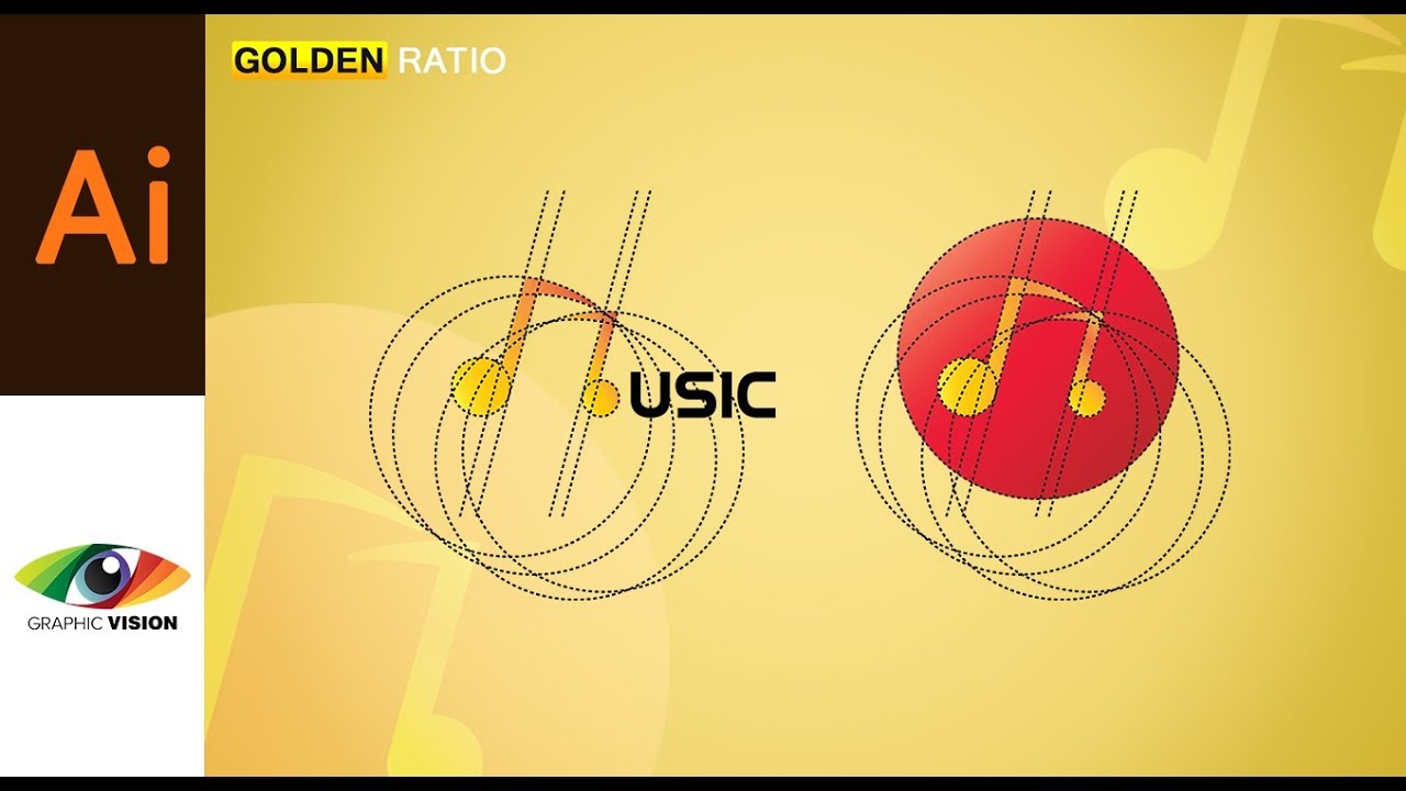 Adobe Illustrator | How to design a logo using golden ratio App Icon ...