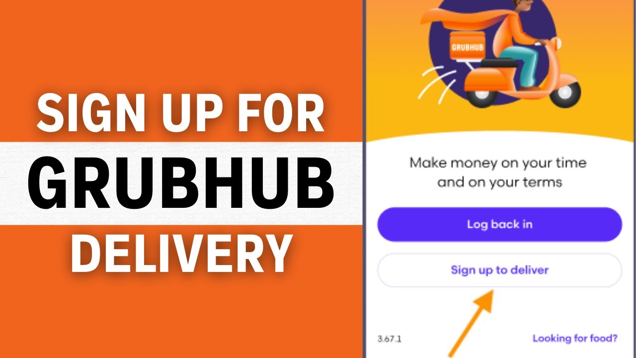 How To Sign up For Grubhub Delivery - YouTube