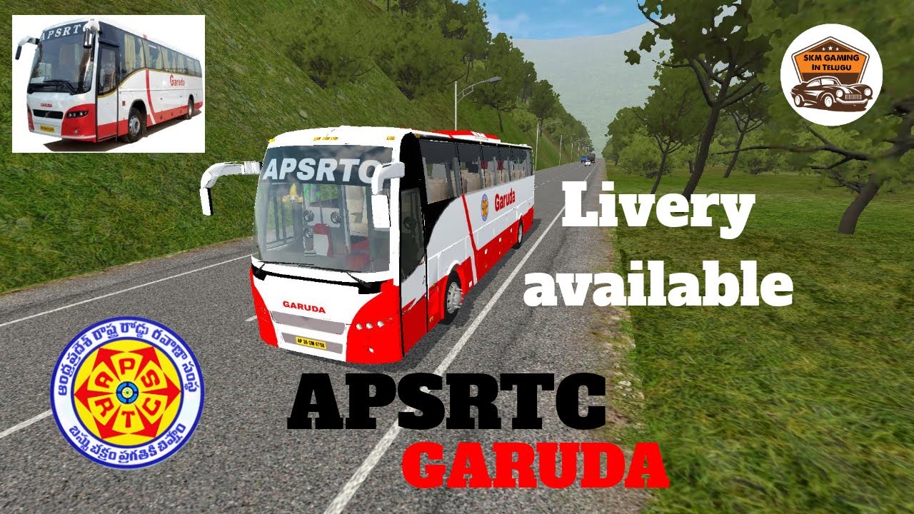 APSRTC Garuda Volvo bus in bus simulator Indonesia Govt Of AP | In ...