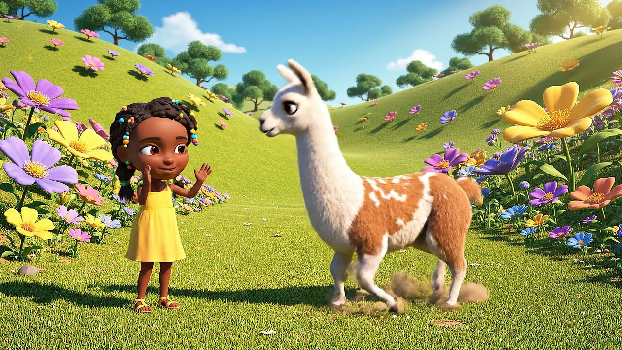 Cinco Pequeñas Llamas Hum Hum Hum | Canciones Infantiles y Rimas para ...