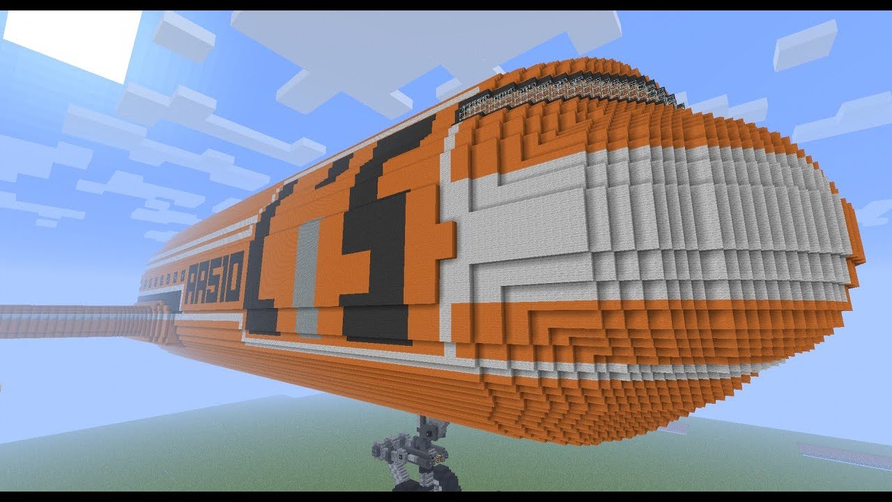 How to make a really simple flying machine in MineCraft - YouTube