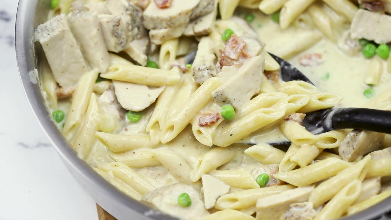 Leftover Turkey Alfredo Skillet Meal - YouTube