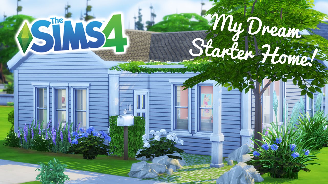 The Sims 4 Speed Build — My Dream Starter Home - YouTube