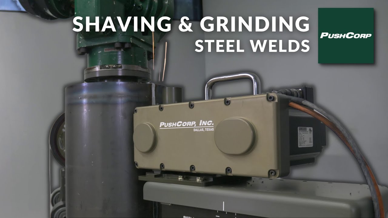 Grinding and Blending Steel Welds with an Industrial Robot, Servo ...