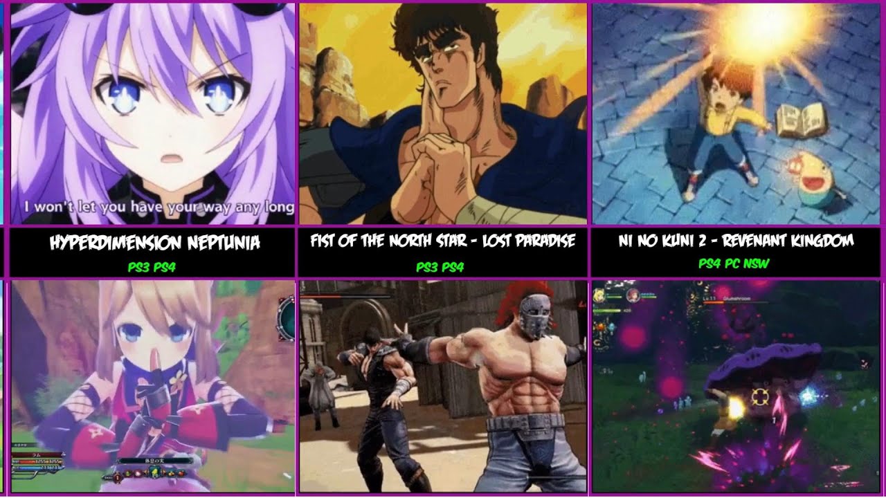 From screen to console | The best Anime video games ever! - YouTube