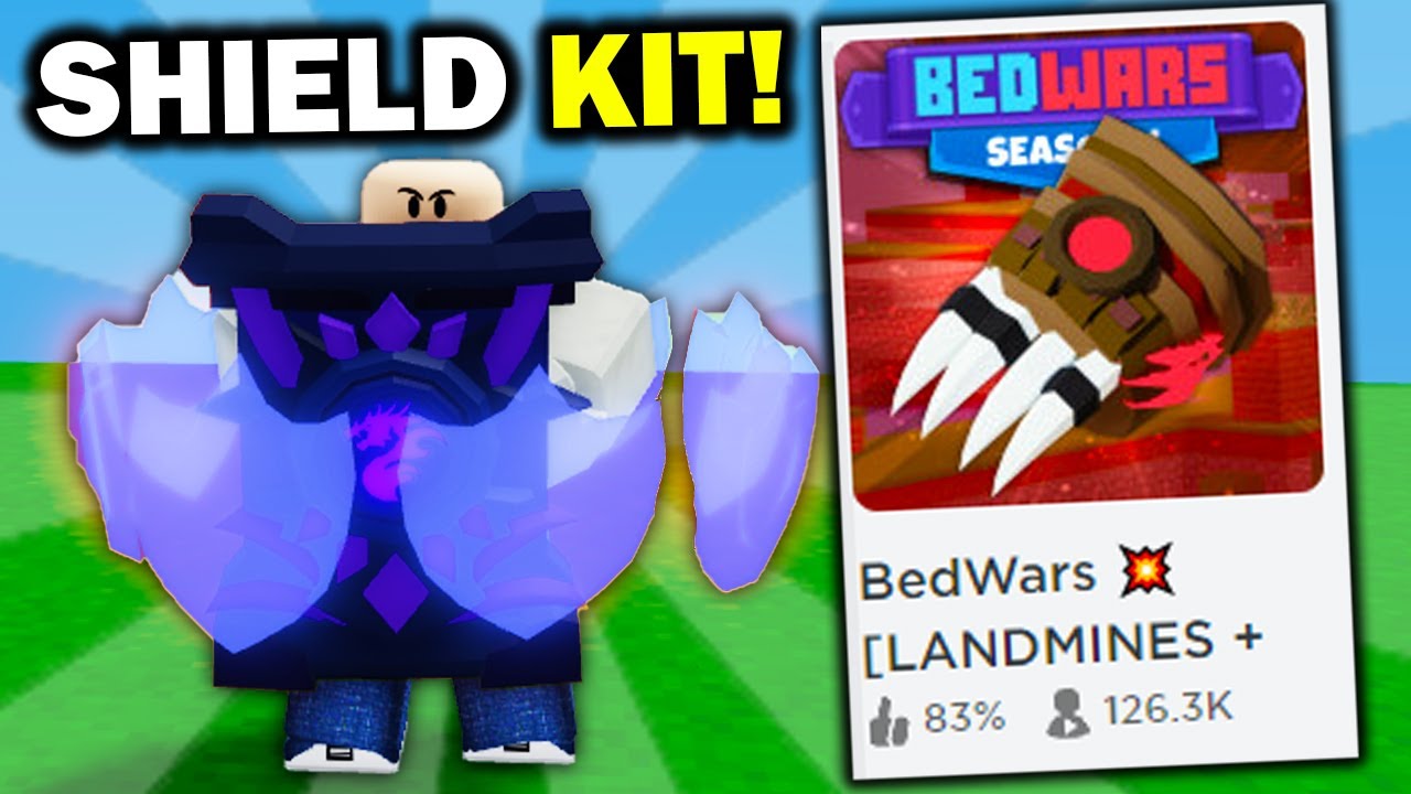 *NEW* SHIELD KIT!! (NEW UPDATE) in Roblox Bedwars - YouTube