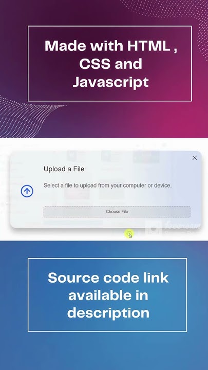 javascript upload file button with source code || FileUploadButton using javascript - YouTube