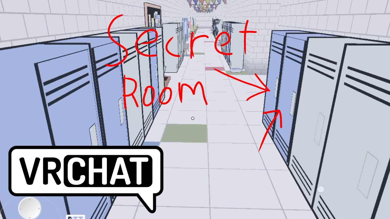 Secret Room in Locker FPE School | VRChat | Stylized FPE School - YouTube