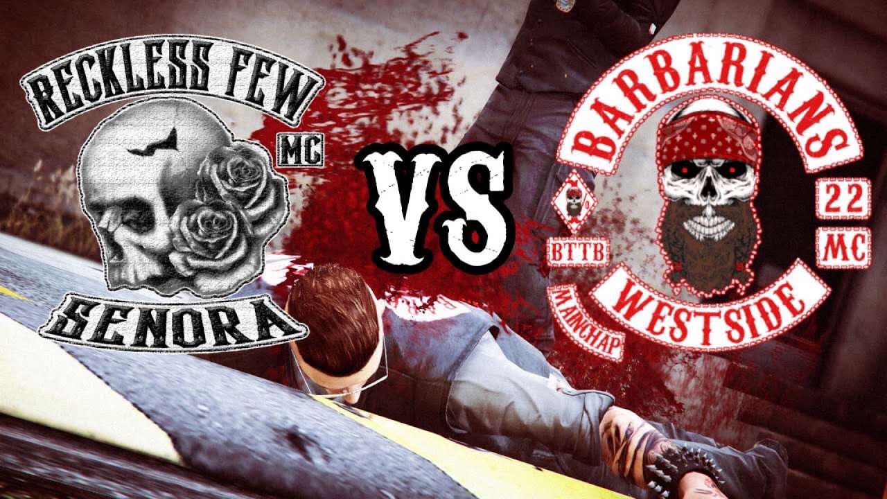 GTA Online II Reckless Few MC {RFEW} vs Barbarians MC {BBMC} II FMW II ...