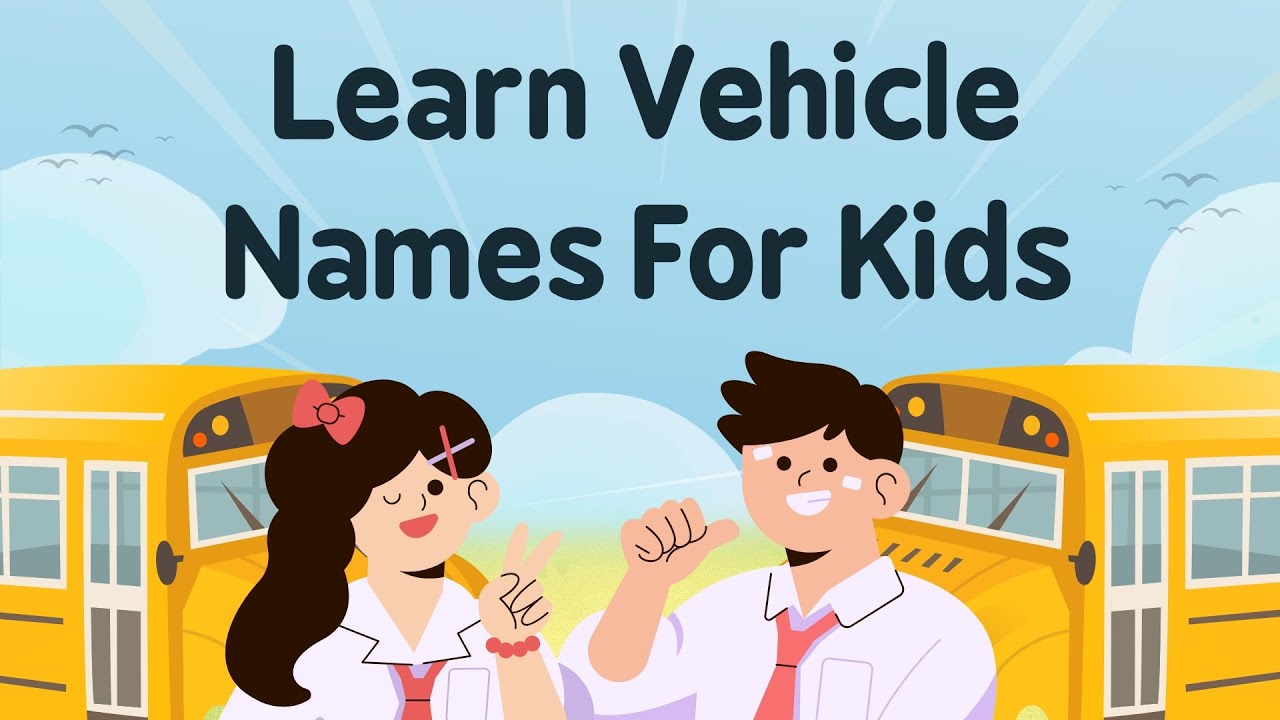 Learn Vehicle Names For Kids | Types of Vehicles in English | Mode of ...