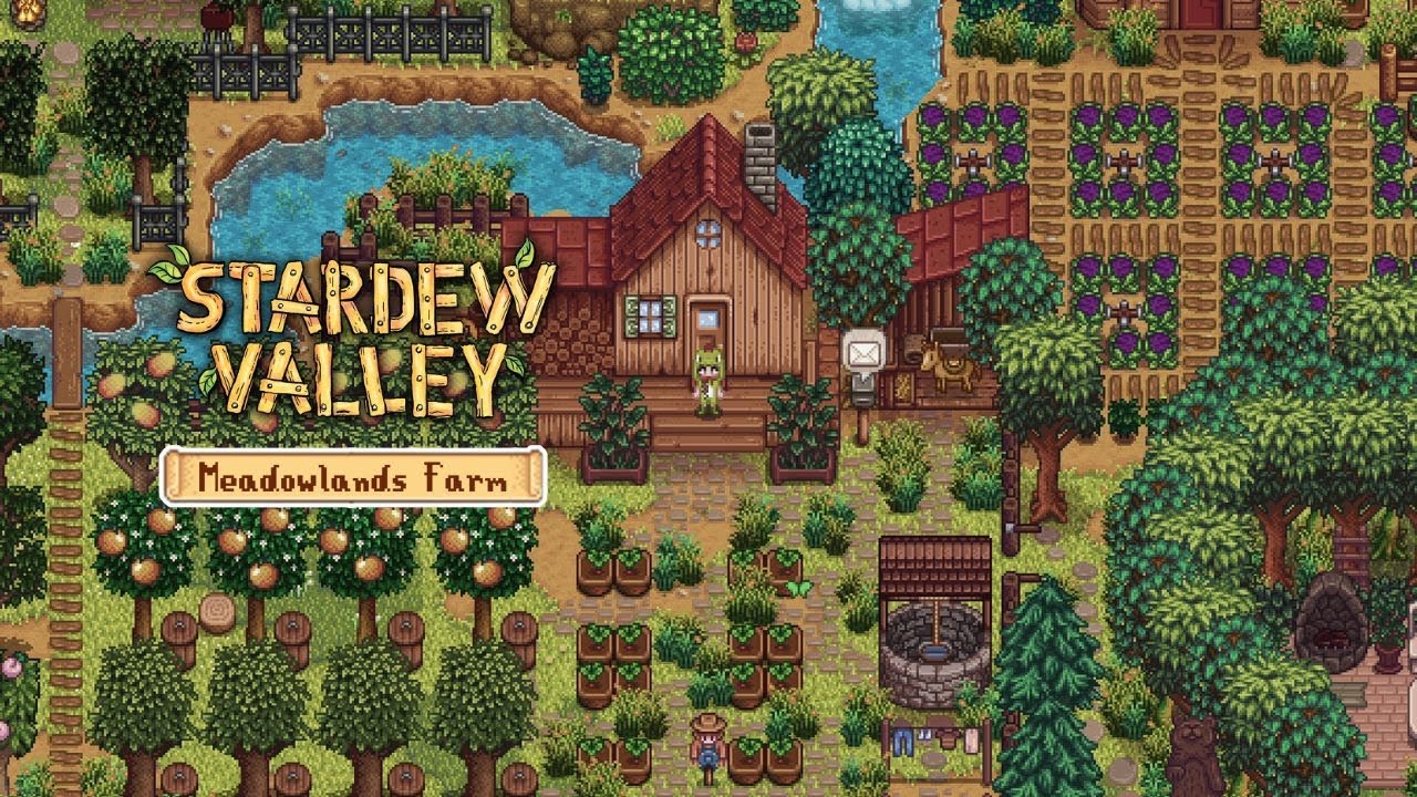 Stardew Valley Farm Tour - Meadowlands Farm Ep 1 - YouTube