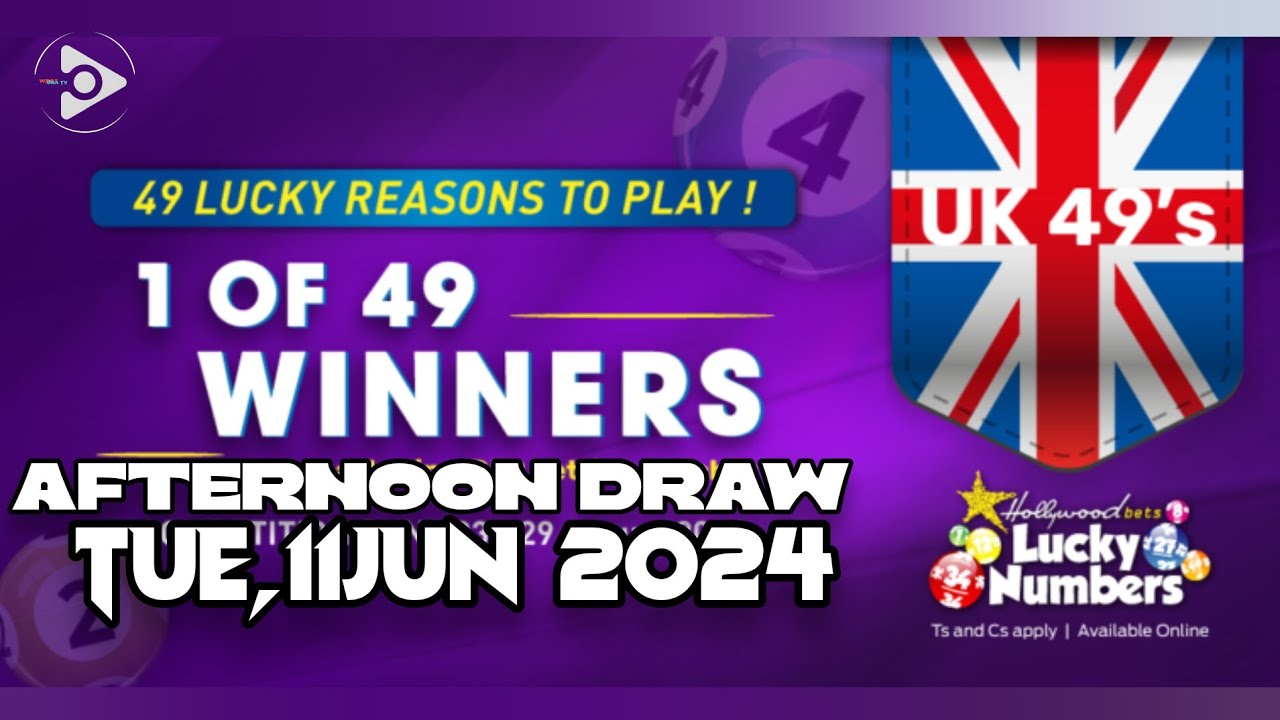 UK 49's Afternoon draw predictions (Tue,11 Jun 2024) - YouTube