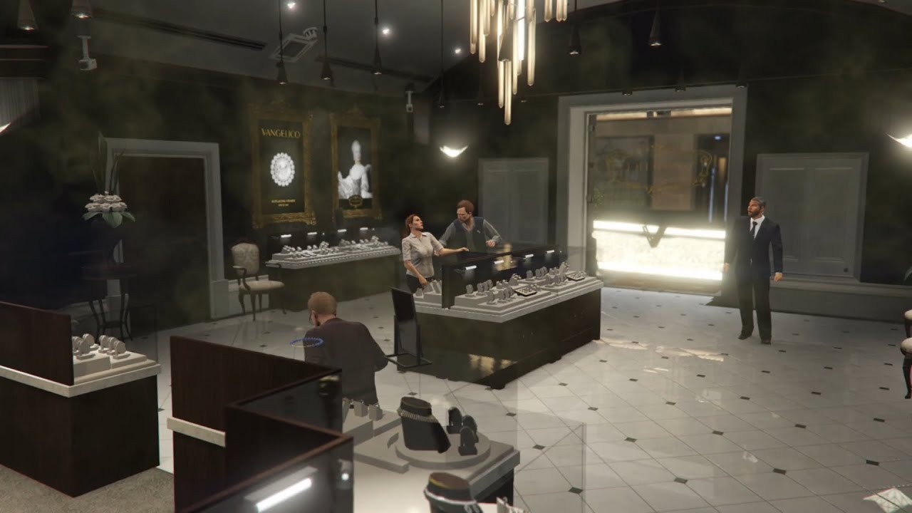 Grand Theft Auto V | GTA V | Mission Heist: The Jewel Store Job - Smart ...
