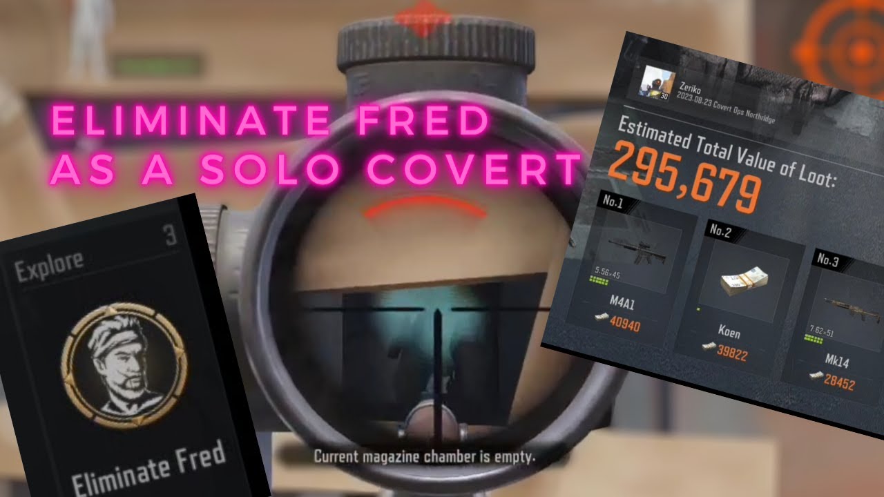 Solo Covert Bisa Kill Bos (Fred) Di Northridge ?? | Arena Breakout #14 ...