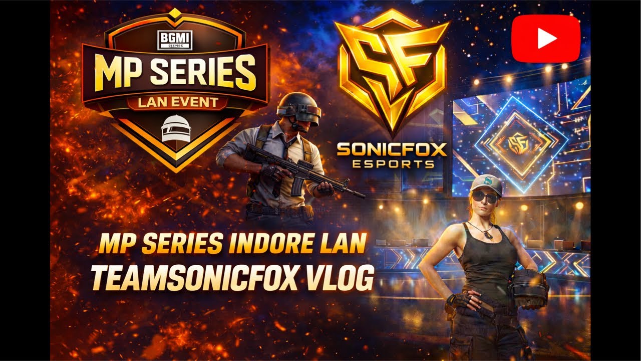 SONICFOX ESPORTS MP SERIES INDORE LAN LIVE 🥶🦊 - YouTube