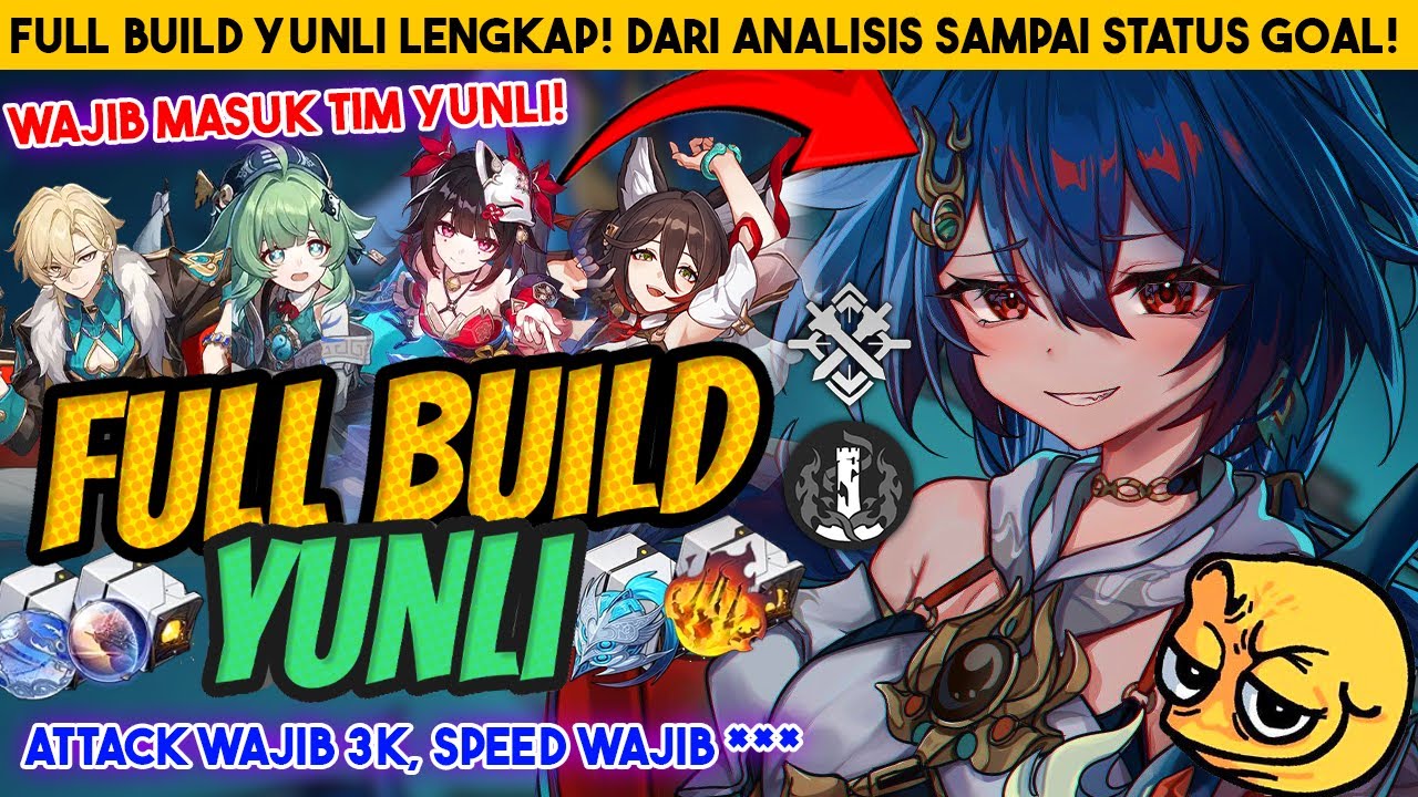 FULL BUILD YUNLI LENGKAP!! DARI ANALISIS, STATUS GOAL, RELIC, LIGHTCONE ...