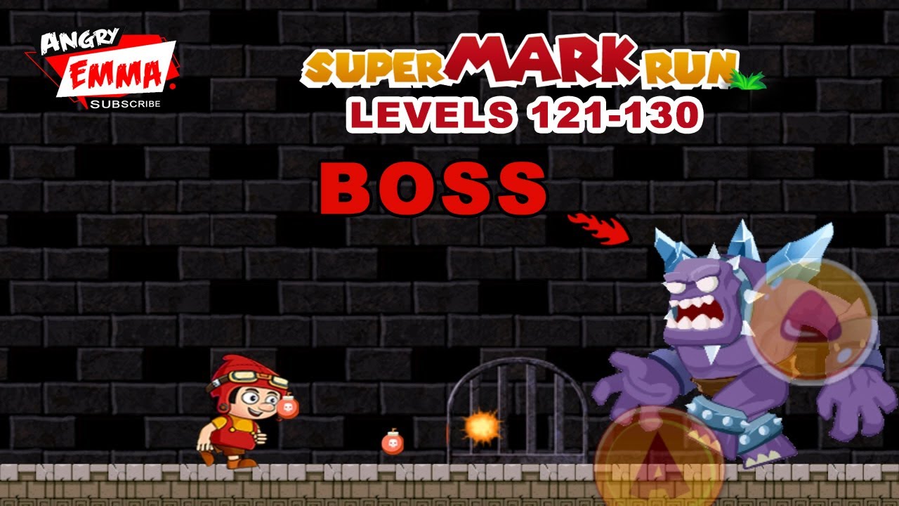 Super Mark Run - Levels 121-130 + BOSS - YouTube