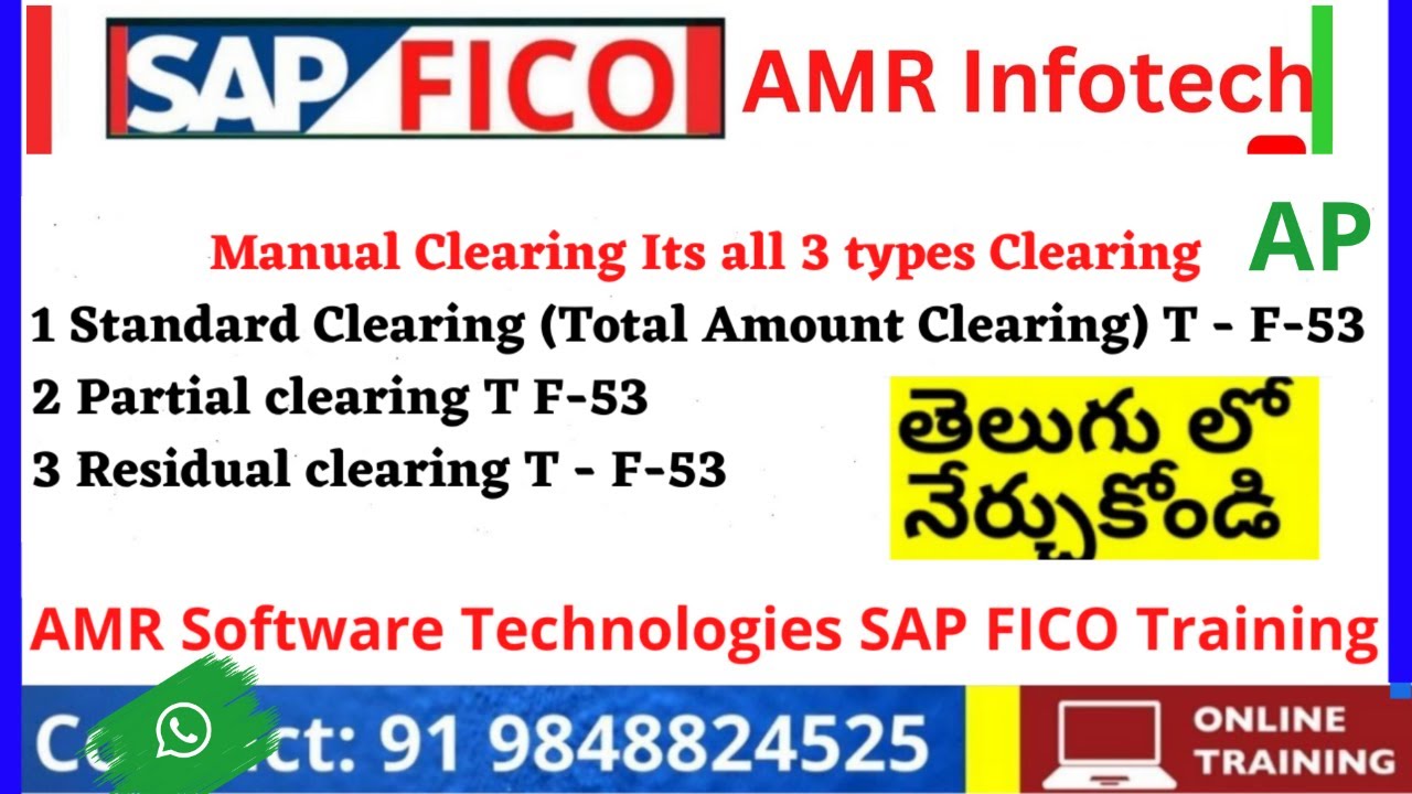 (AP) Vendor Invoice Clearing Standard Clearing F-53 - Partial clearing ...