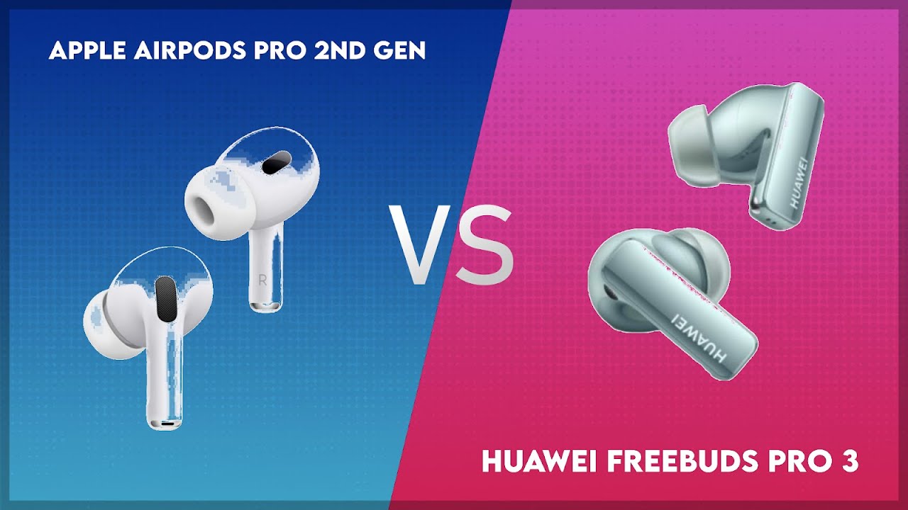 Apple AirPods Pro 2nd Gen vs Huawei Freebuds Pro 3 Comparison - YouTube