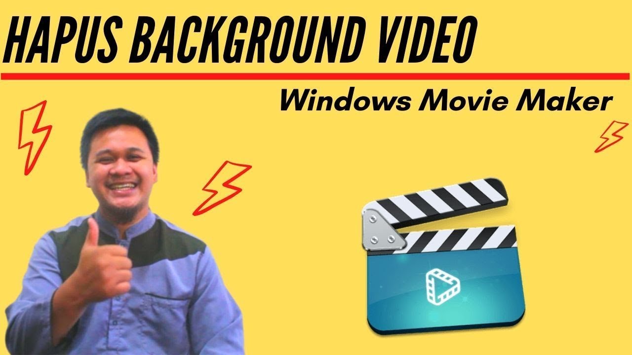 TUTORIAL HAPUS BACKGROUND VIDEO PADA WINDOWS MOVIE MAKER - YouTube