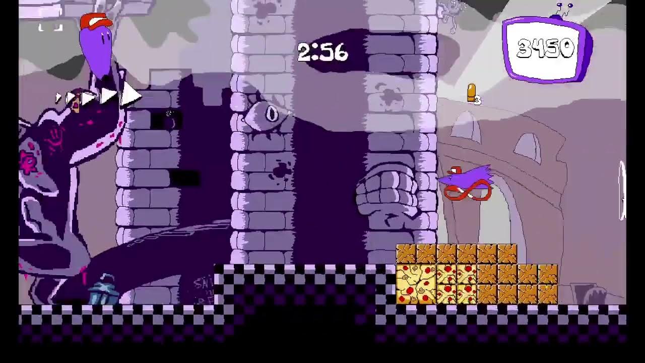Pizza Tower Deluxe 4 Laps As Snick Youtube