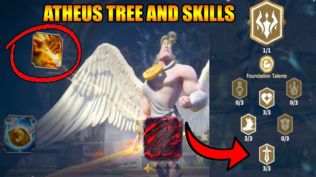Atheus Skill And Talent Tree Guide Call Of Dragons - YouTube