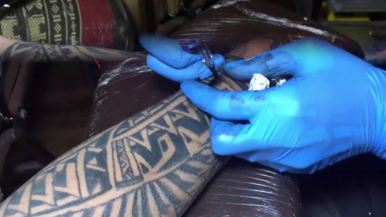 45 tattoo Nine ๙ - YouTube