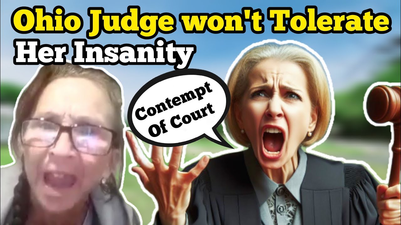 OHIO JUDGE WON'T TOLERATE HER INSANITY ... Court Hearing 1 - YouTube