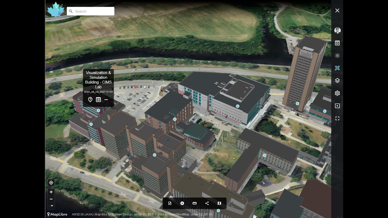 Canada's Digital Twin - Demo - Carleton Immersive Media Studio (CIMS) - YouTube