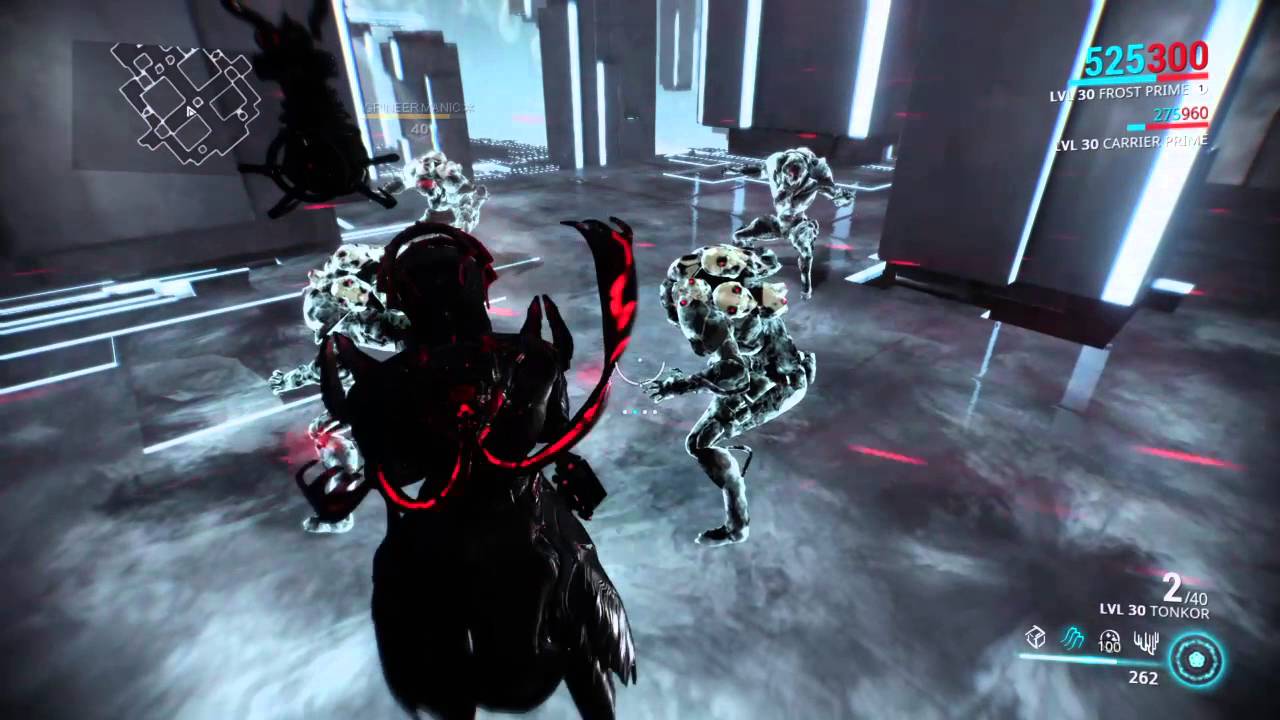 Warframe - Frost Prime "Icy Terrian" Build vs Grineer Manics - YouTube