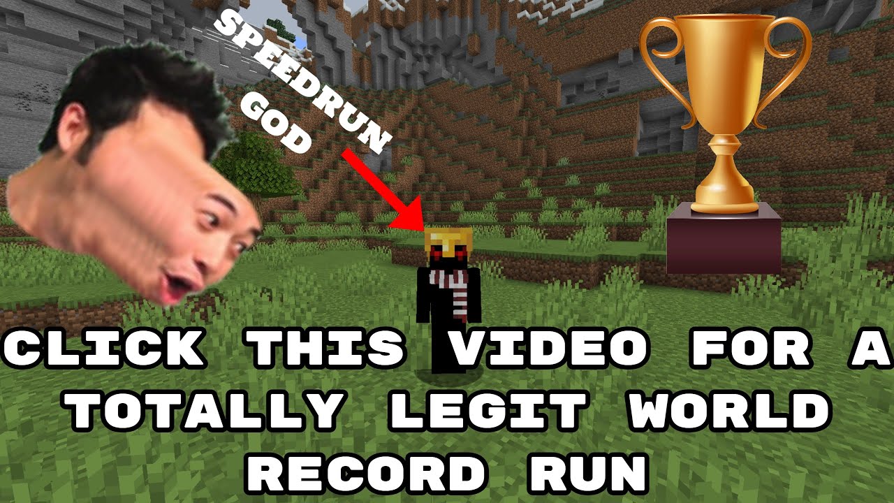 Minecraft World Record Speedrun - YouTube
