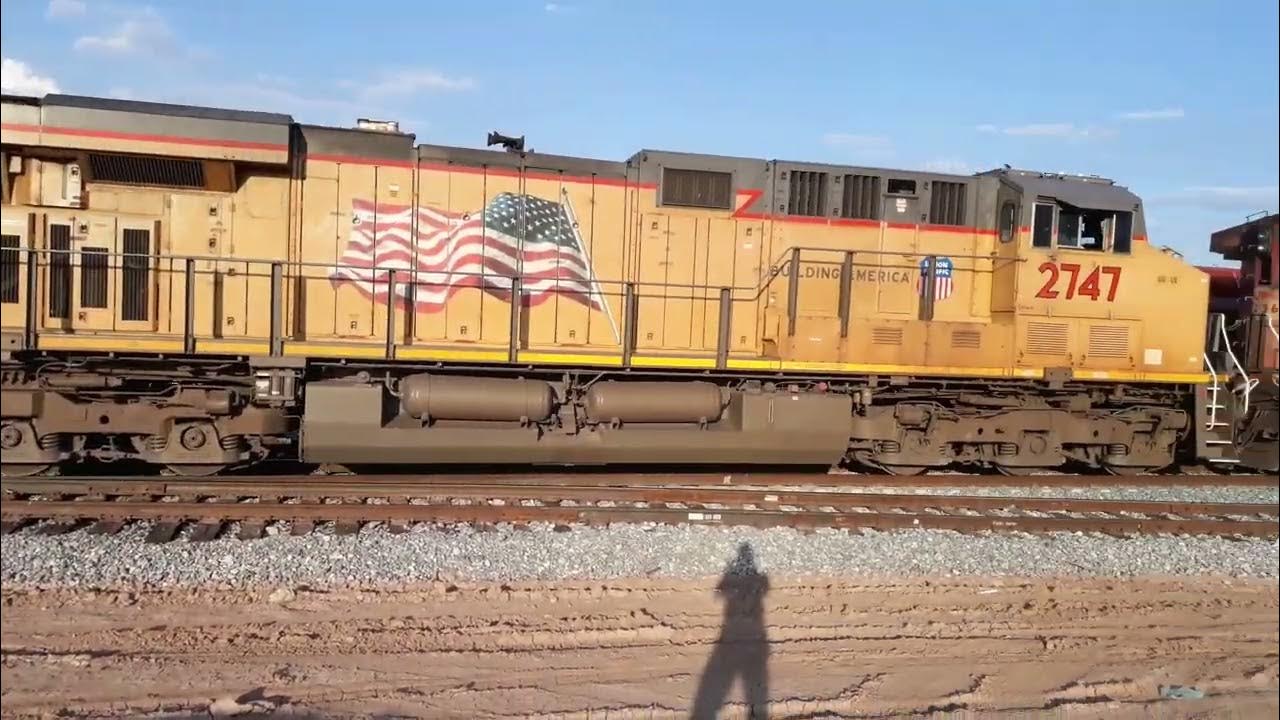 Movimientos en Rancheros, KCSM 4881,UP ex SP 6236, UP 2747, UP 6892. Ejido Puebla.. 13 sept 2022 ...