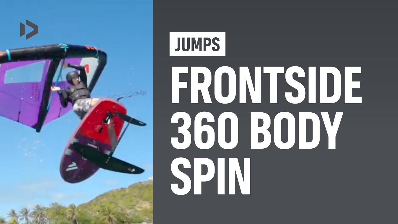 JUMPS – Frontside 360 body spin – Duotone Wing Academy - YouTube
