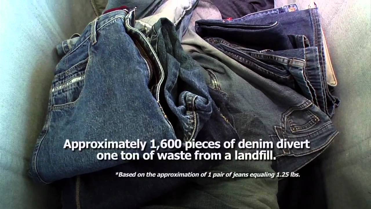 Denim Recycling Process Video - YouTube